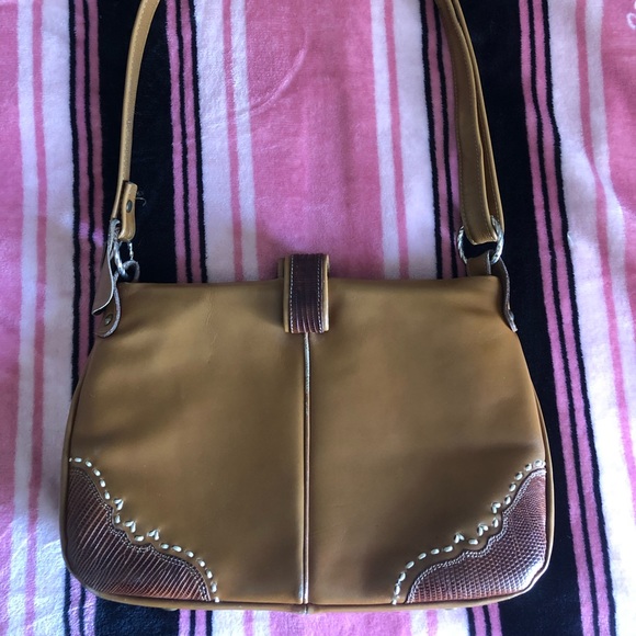 Tony Lama | Bags | Vtg Miss Tony Lama Genuine Leather Shoulder Bag ...